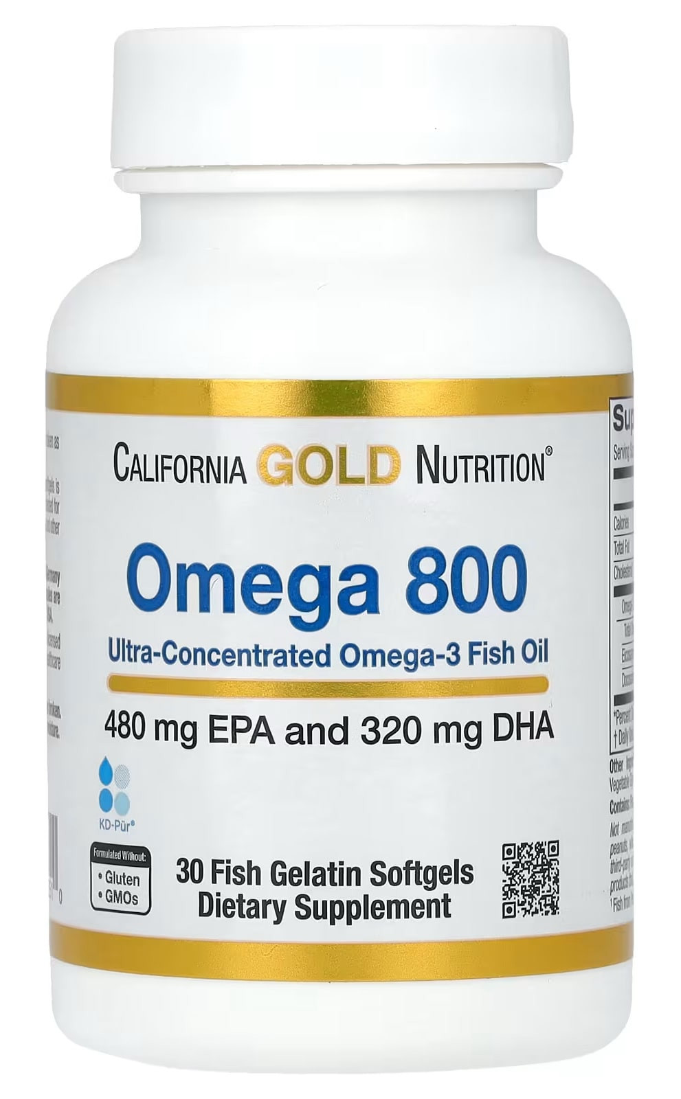 California Gold Nutrition Omega 800 Ultra-Concentrated 1000 mg купить в ...